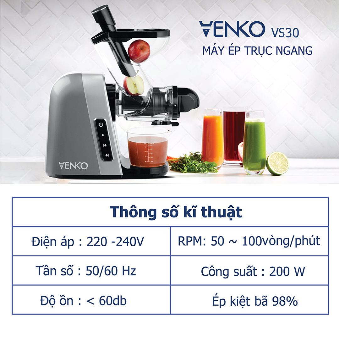Máy Ép Venko - Máy Ép Chậm Trục Ngang Venko VS30