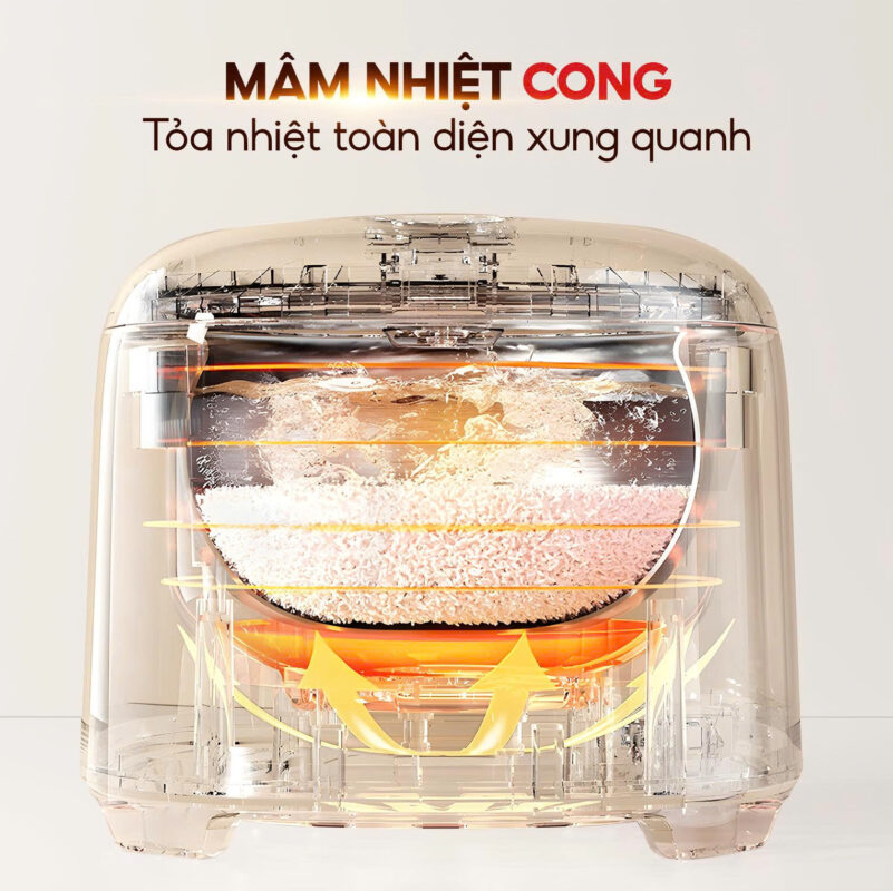 Nồi Cơm Điện Tách Đường VENKO VK-TD3L, Nấu Cơm, Hầm Gà, Nấu Cháo, Chính ...